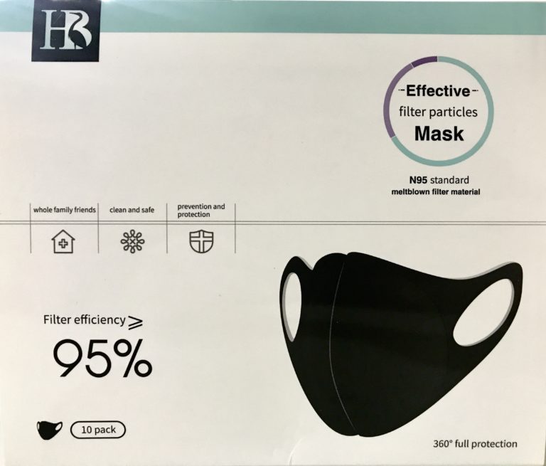 FDA approved KN95 filter particle face masks (FFFP2) - Rob Geddes MW